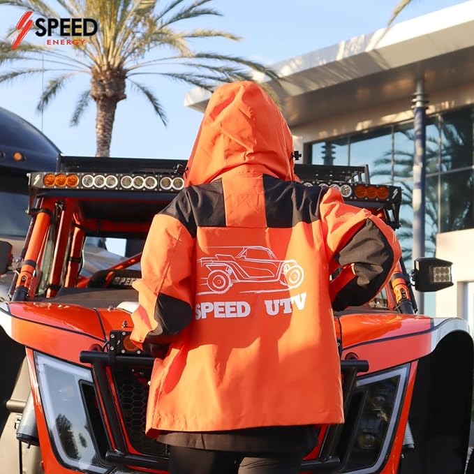 SPEED UTV WINDBREAKER ORANGE - EL DIABLO – SPEED UTV Gear